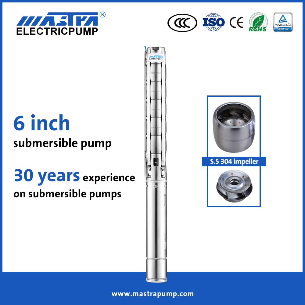Mastra 6 inch stainless steel deep well submersible water pump 6SP AC ...